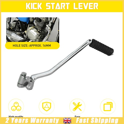 1x 16mm Motorcycle Kick Start Lever Kickstarter Pedal For Honda CG 125 ...