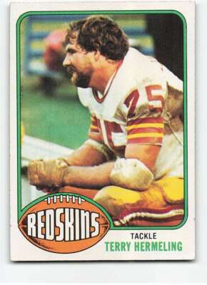 1976 Topps #349 Terry Hermeling EX Excellent Redskins 116159 | eBay