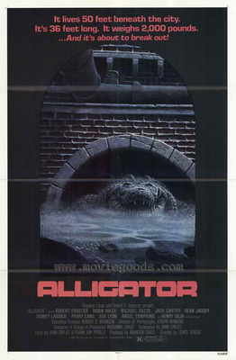 ALLIGATOR Movie POSTER 27x40 Robert Forster Robin Riker Jack Carter ...