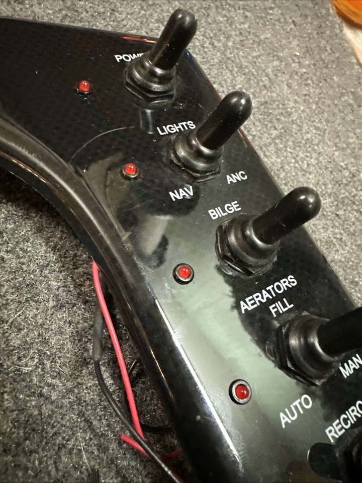 2019 Bullet 21 XRD Bass Boat Console Switch Panel New | eBay