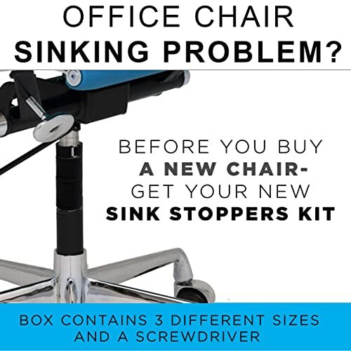 Sinking Office Chair Repair Kit 3 Pcs Multiple Lengths Parts Easy to ...