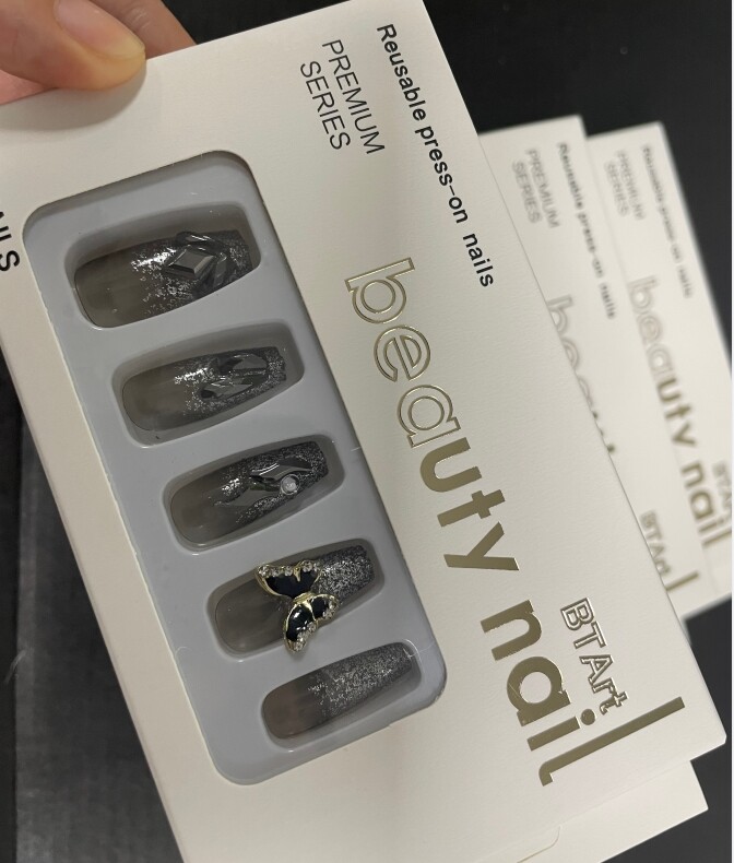 Hot Hot 24x False Nails French Manicure Fake Tips Press On Full Cover ...