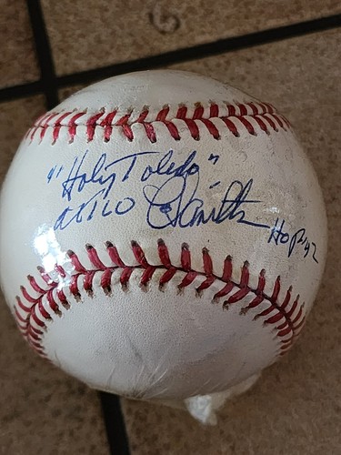 Milo Hamilton "Holy Toledo" Hof 92 Autographed Signed Official Baseball ...