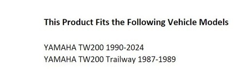 Tusk Front Utility Rack For Yamaha TW200 1990-2025 | eBay
