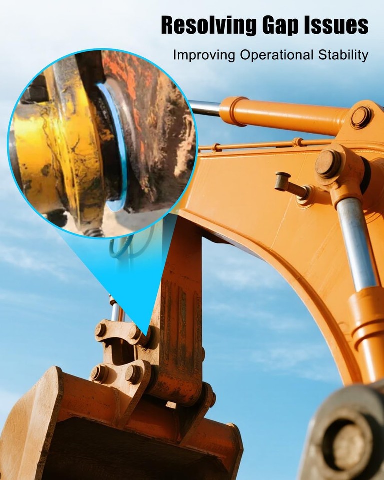 8Pcs 100mm Bucket Pin Shim, Excavators, Loaders, Thickness 3mm, Spacers ...