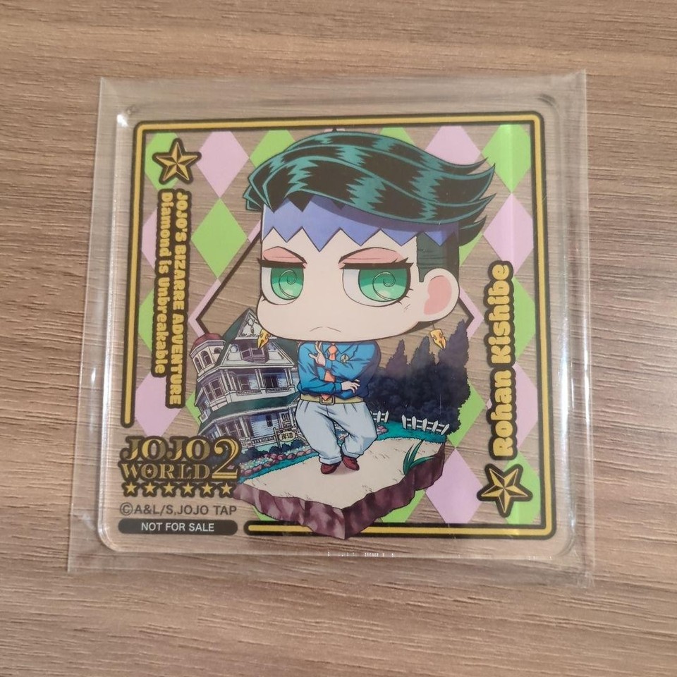 JOJOs Bizarre Adventure JOJOWORLD2 Acrylic Coaster Higashikata Josuke ...