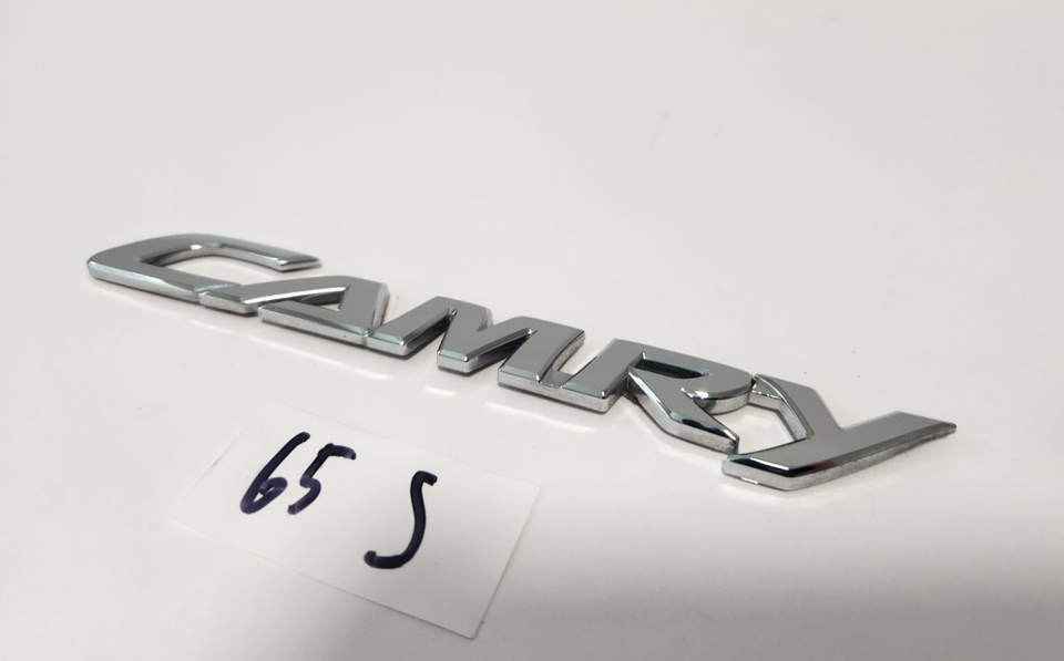 2007-2011 Toyota Camry Rear Emblem Logo Symbol Nameplate Letters Chrome ...
