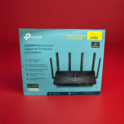 TP-Link ARCHER AX5400 PRO Archer AX5400 Pro Dual-Band Wi-Fi 6 Router ...