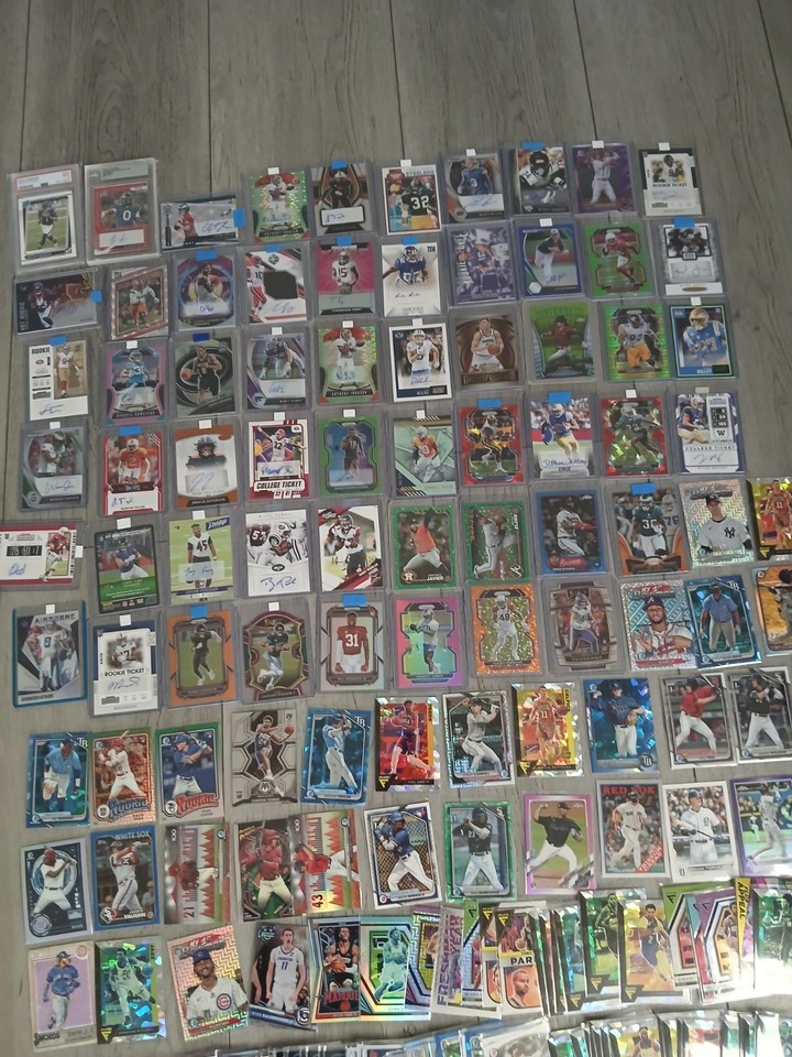 HUGE Sports Card Collection Lot Auto Graded Patch SSP PSA BGS 1/1 200 ...