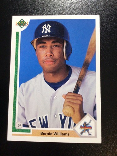 1991 Upper Deck Bernie Williams Rookie Baseball Card #11 New York ...