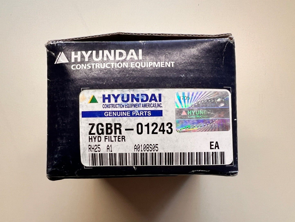 Hyundai Hydraulic Filter - Part No. ZGBR-01243 | eBay