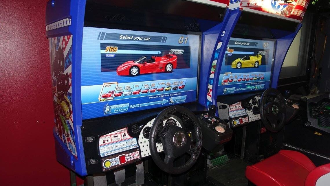 SEGA OUTRUN 2 SPECIAL TOURS HIGH RES. SINGLE SIT DOWN ARCADE MACHINE ...