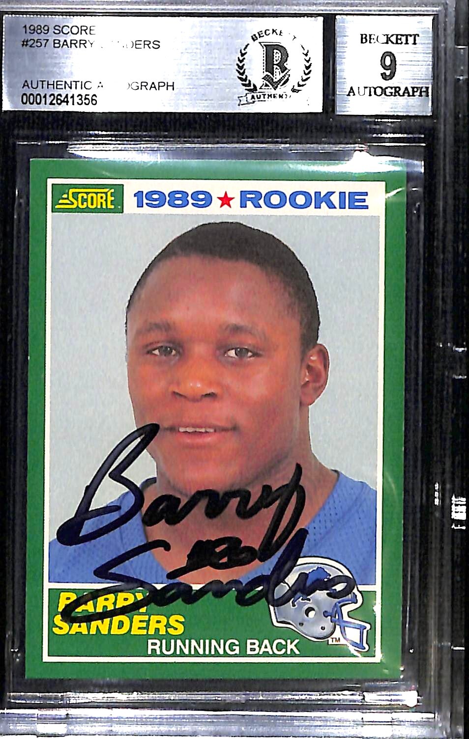 Barry Sanders Autographed Memorabilia | Signed Photo, Jersey ...