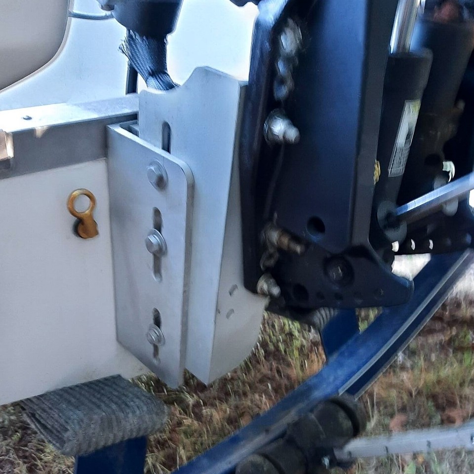 Aluminum 8'' Setback Adjustable Outboard Boat Jack Plate For #JPL4800 ...