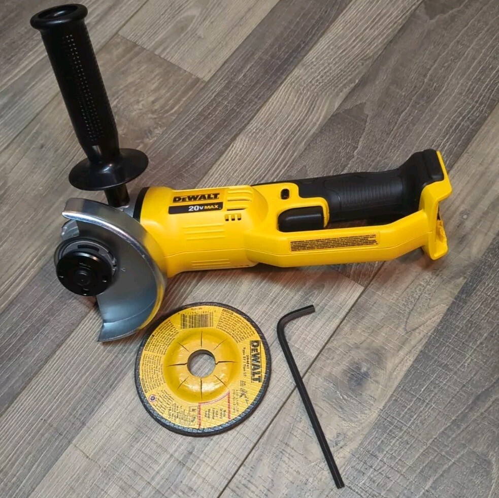 DEWALT DCG412B 20V 4 1/2" / 5" Cordless Angle Grinder (Tool Only ...