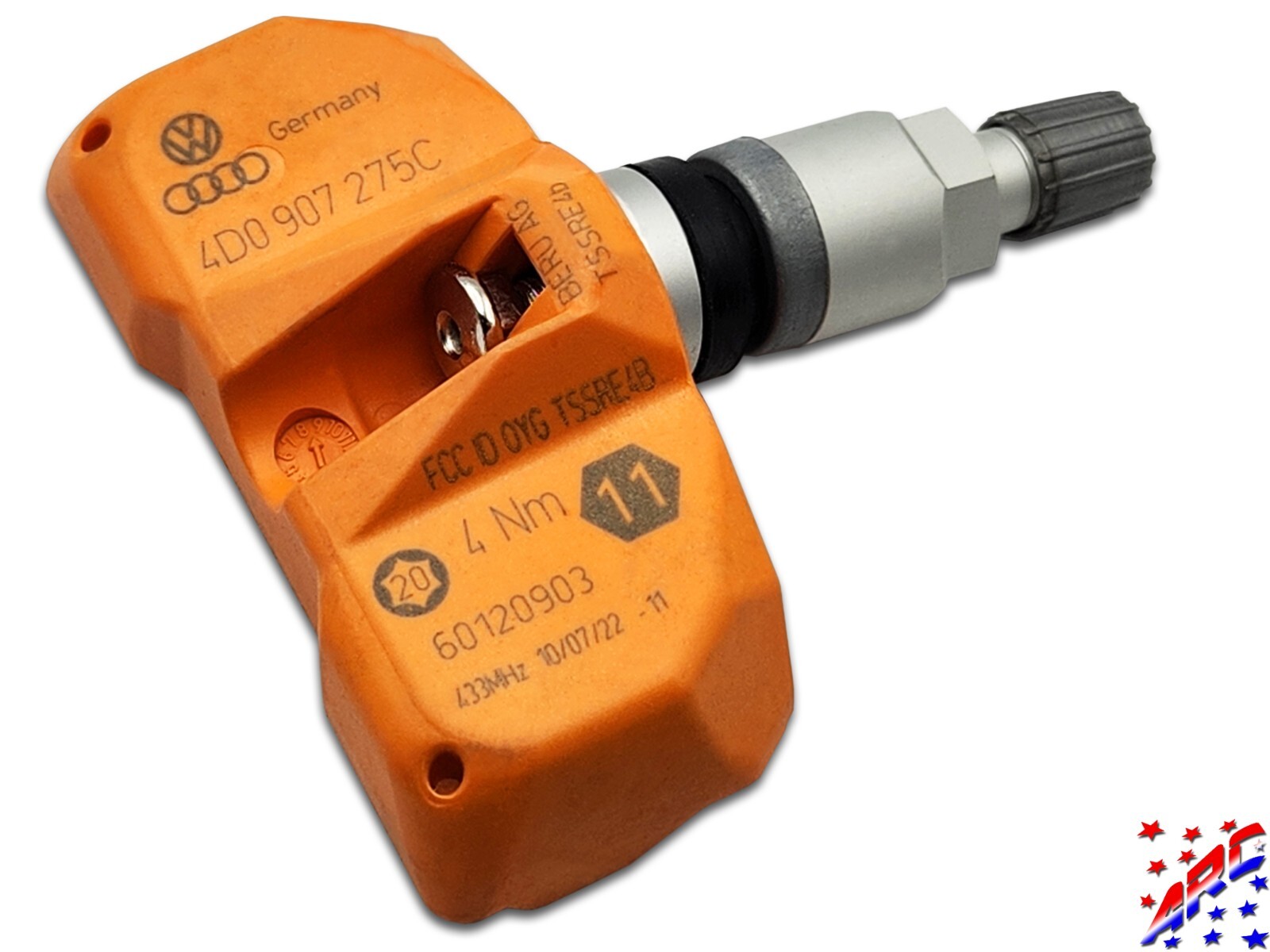 Complete Genuine OEM Audi Volkswagen TPMS Tire Pressure Sensor ...