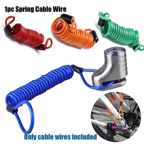 Reminder Alarm Disc lock Disc Brake Bag Anti-theft rope Spring Cable ...