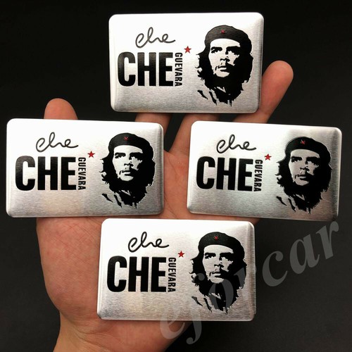 4pcs Che Guevara Car Emblem Badge Motorcycle Fuel Tank Decal Sticker ...