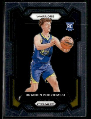 2023-24 Panini Prizm Brandon Podziemski RC #147 Golden State Warriors ...