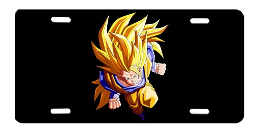 Dragon Ball Z Goku High Gloss License Plate | eBay