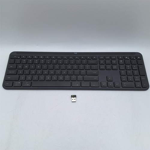 Logitech Signature Slim K950 Wireless Keyboard, Sleek Design, Chrome ...