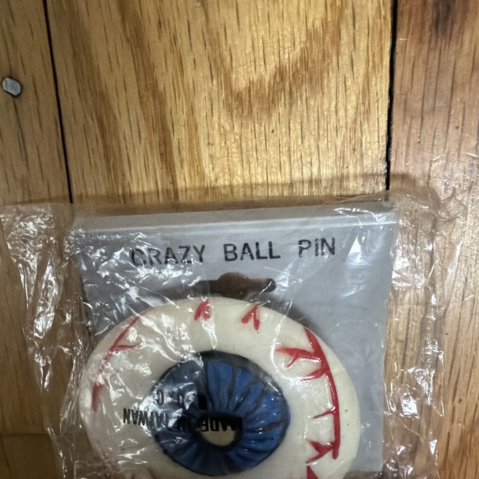 Vtg 1985 Madballs Oculus Orbus Eyeball Crazy Ball Pin Button Series 1 ...