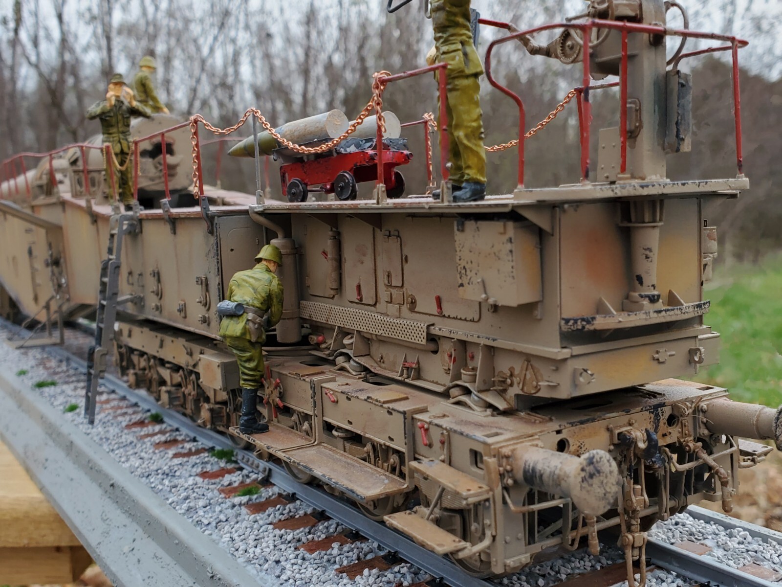 Leopold Krupp K5 German Railway Gun K5E Schlanke Bertha Plastic Model ...