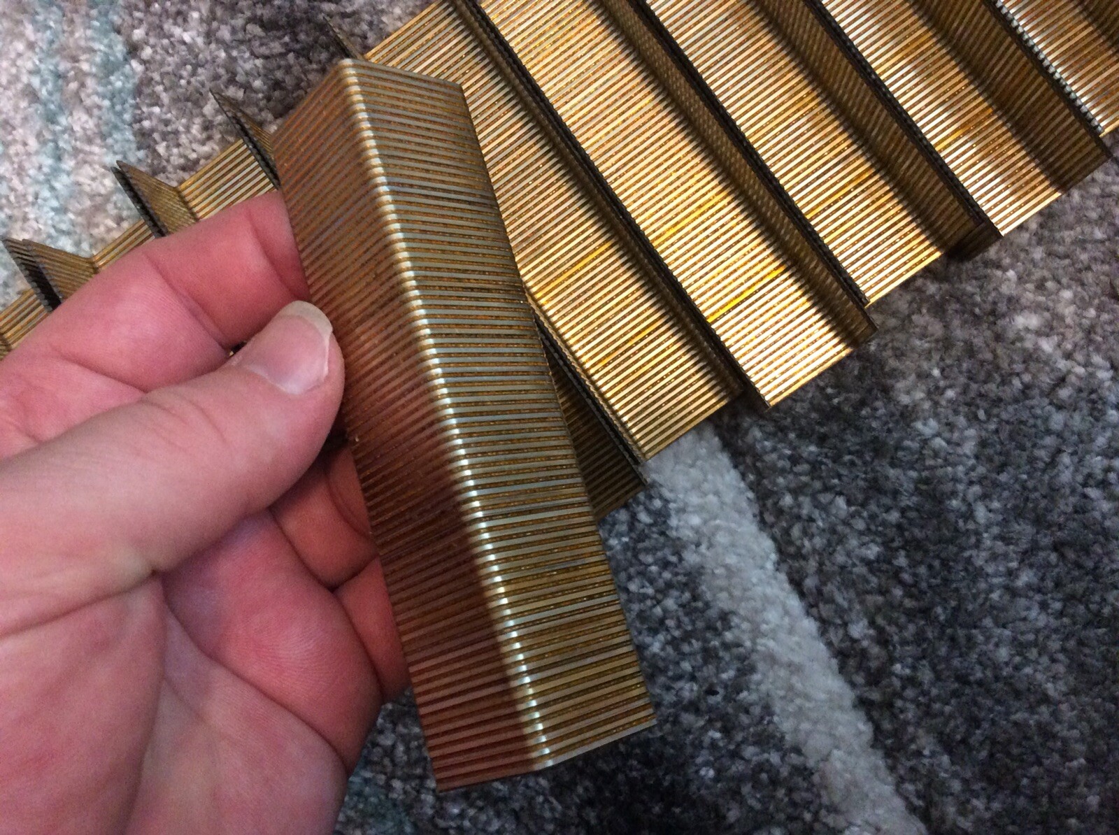 Wide Crown Staples 1 Length Duofast Senco Hitachi Type Spotnails 3608PG ...