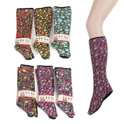 Women's Winter Calf Socks Slipper Sock Beoseon Korean Retro socks 3 ...