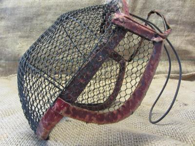 Vintage Wire Mesh Bee Keeper Mask Antique Fencing Mask Rare Design 9599 ...
