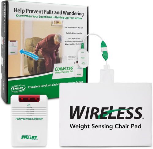 Smart Caregiver Wireless Chair Exit Alarm with Weight Sensing Pad ...