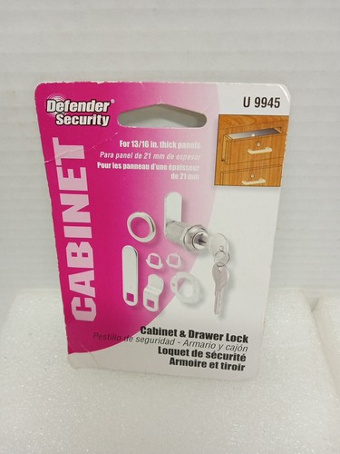 Prime-Line U 9945 Cabinet Lock Secure Important Files and Drawers 1-1/8 ...