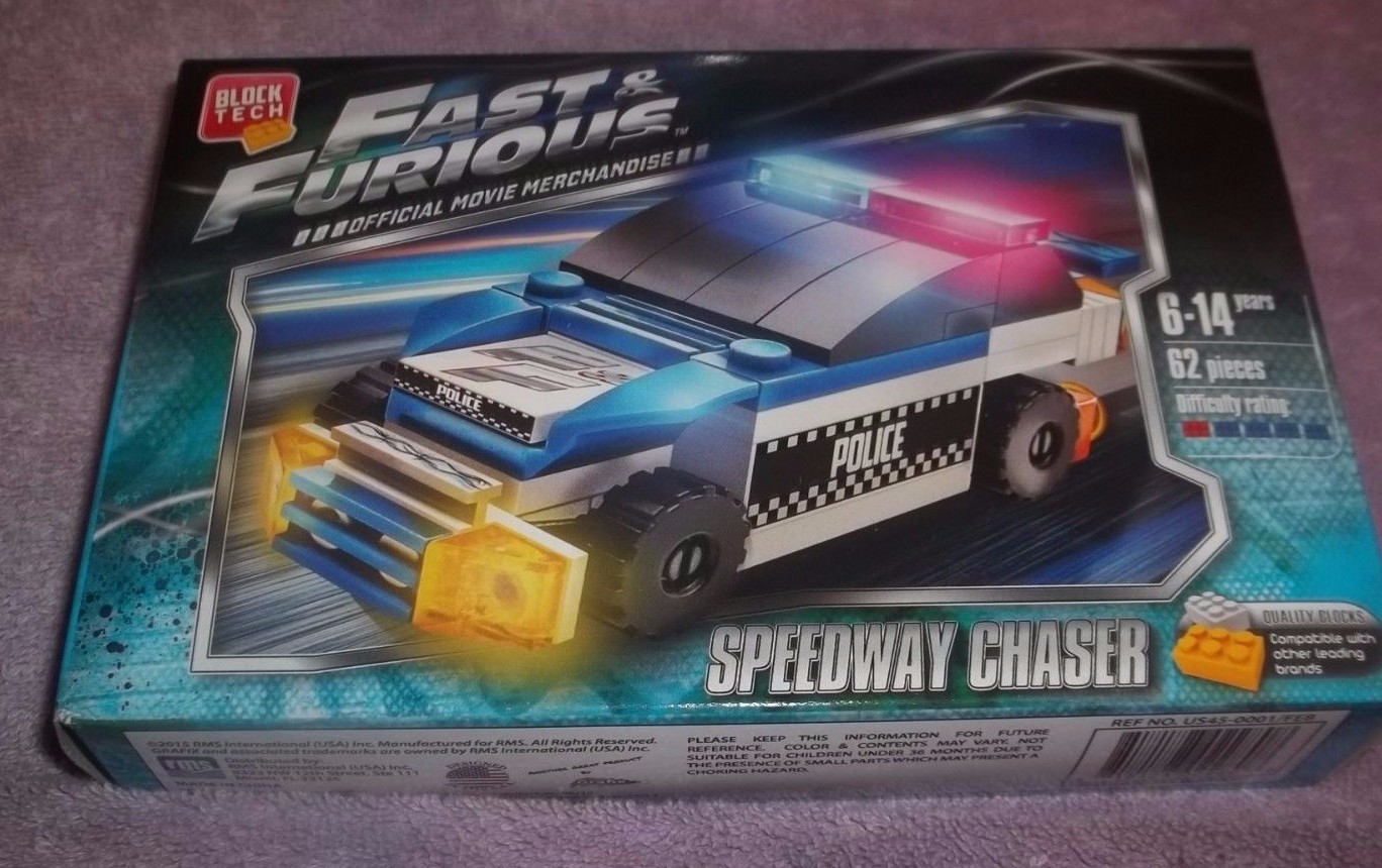 Fast and Furious ~ SPEEDWAY CHASER (62 Pieces; Official Movie ...