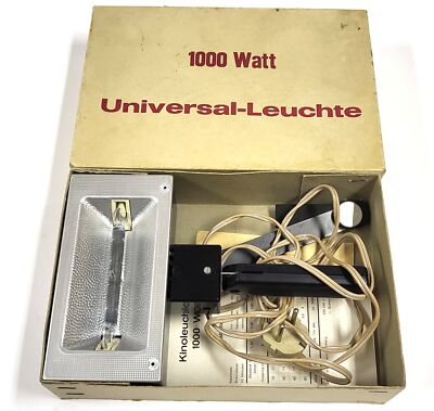 Vintage Sun Gun Movie Camera Light 1000 Watt 220v Europlug Works ...