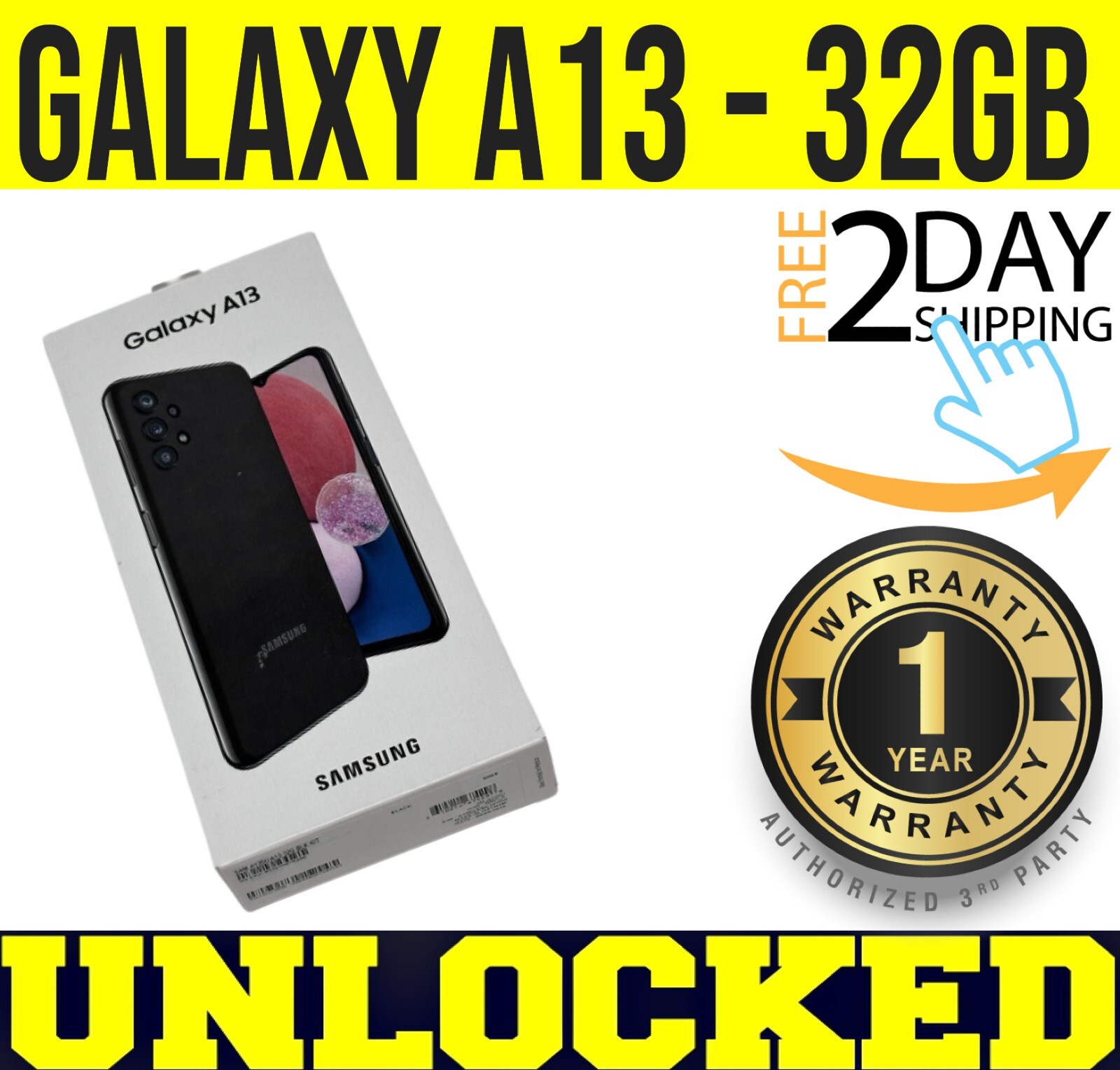 Samsung Galaxy A13 SM-A135U1/DS - 32GB - Black (Unlocked) for sale ...