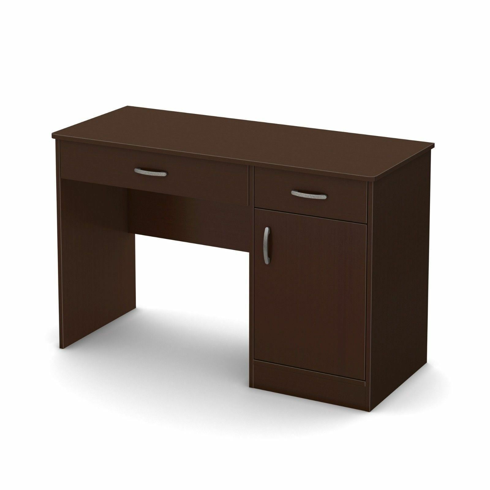 Black Cherry White Brown Wooden Work Desk Laptop Computer Table Office ...