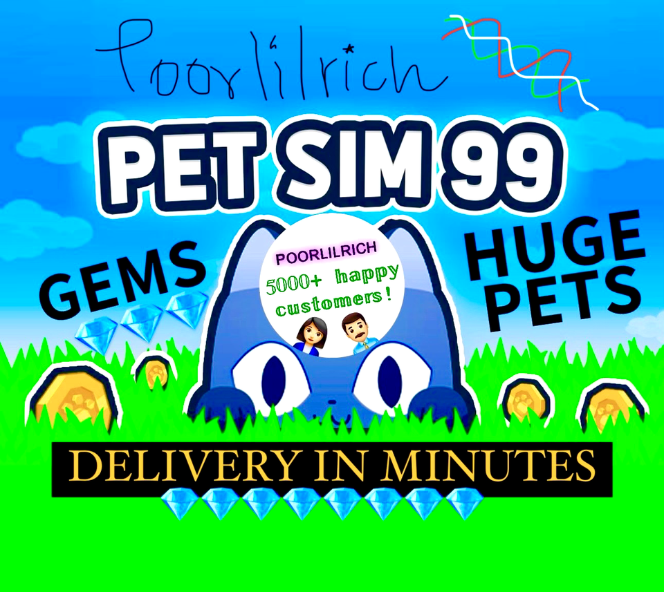 PET SIM 99 GEMS HUGE PETS TITANIC PS99 PET SIMULATOR 99 HUGE EXCLUSIVE ...