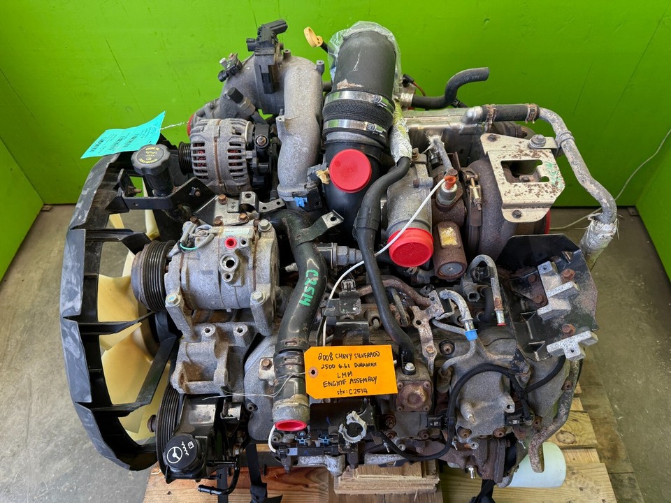 08 09 10 CHEVROLET GMC 2500 3500 6.6 LMM DURAMAX DIESEL ENGINE MOTOR NO ...