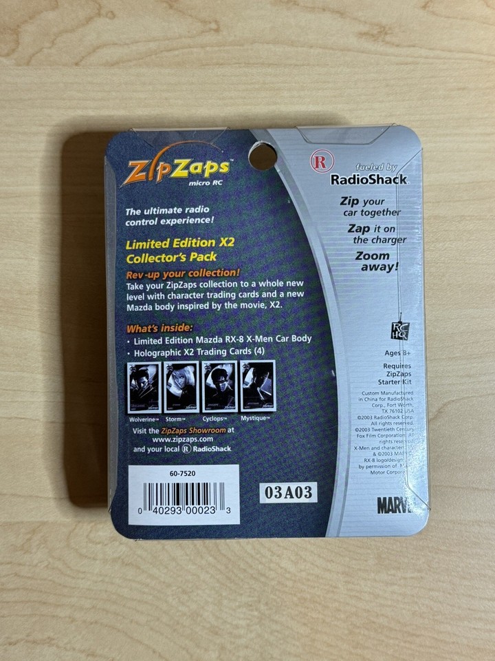 Radio Shack Zip Zaps Micro RC Limited Edition X2 Collectors Pack RX-8 ...