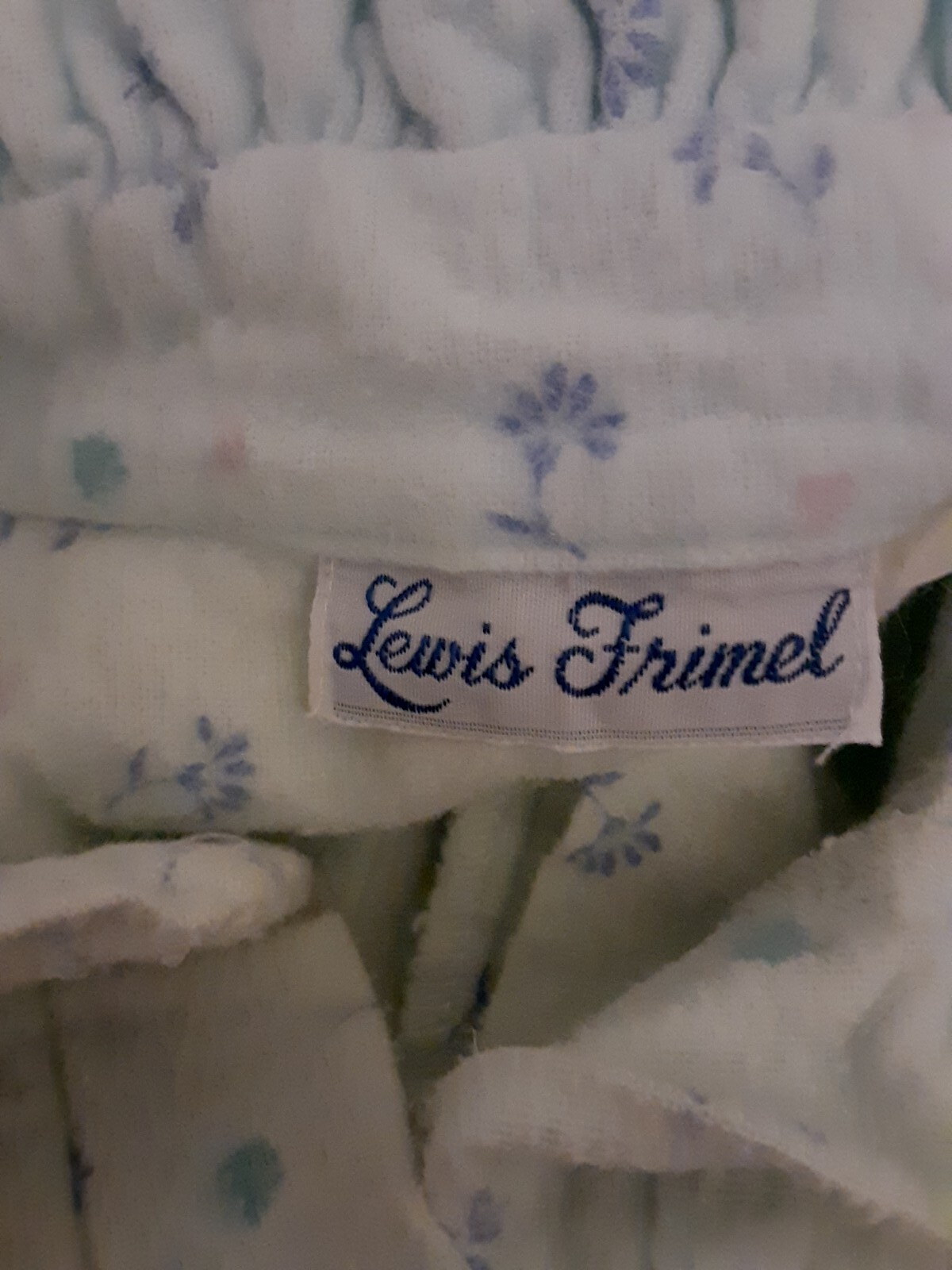 Lewis Frimel Sleepwear Vintage Nightgown Long Sleeve … - Gem