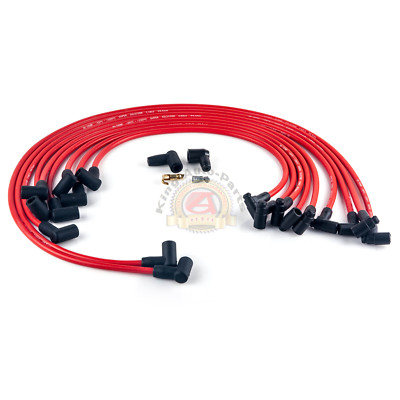 WIRE9767M SBC Small Block Chevy Race 8mm Spark Plug Wires HEI Under ...