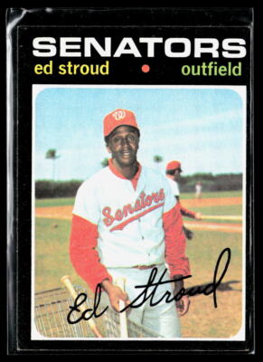 Ed Stroud 1971 Topps #217 EX/EXMT CLEAN | eBay