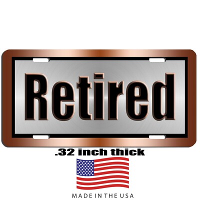 Retired vanity aluminum vehicle license plate car truck SUV tag | eBay