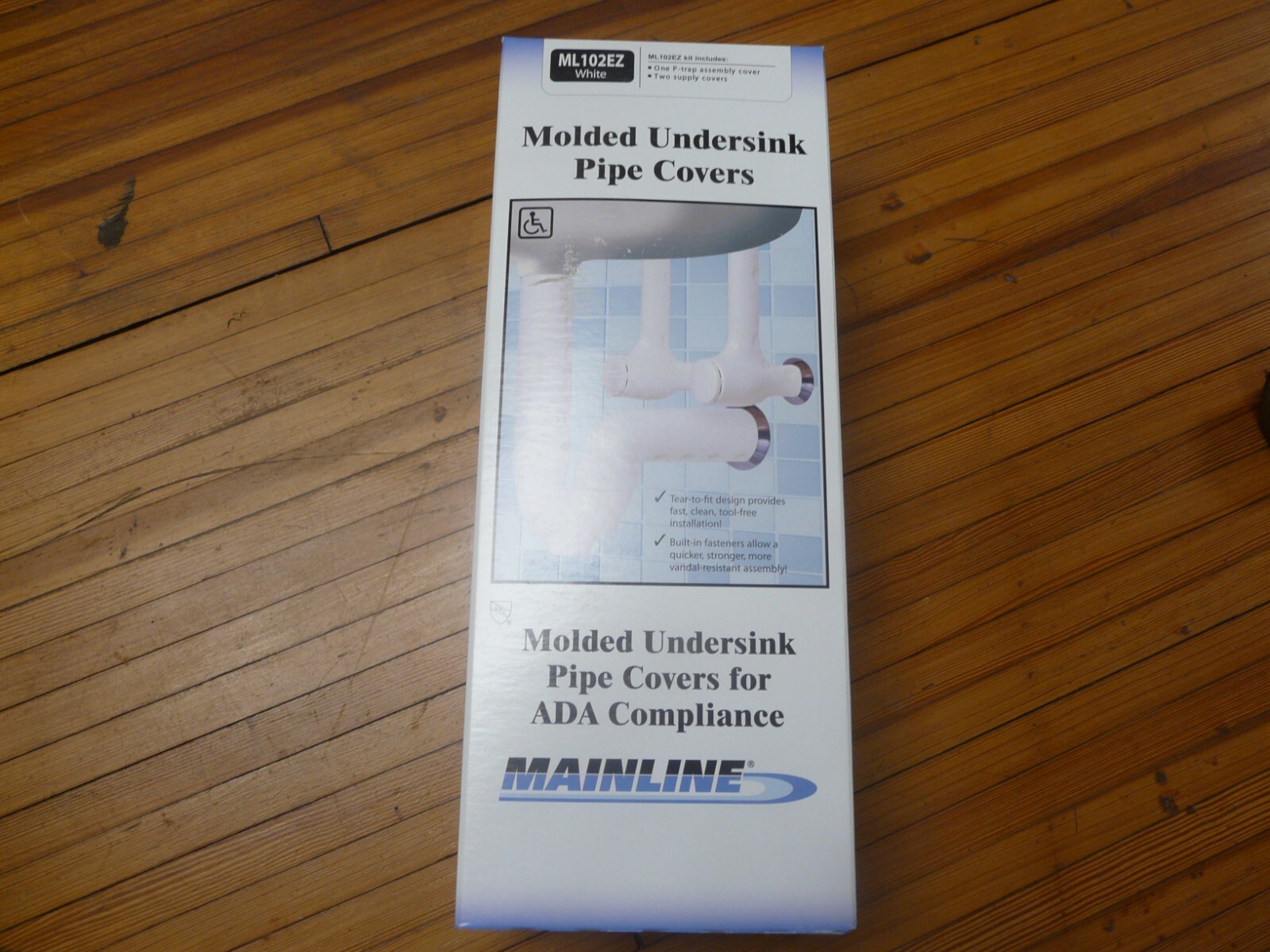Mainline Molded Undersink Pipe Covers ML102EZ for ASA Compliance for ...