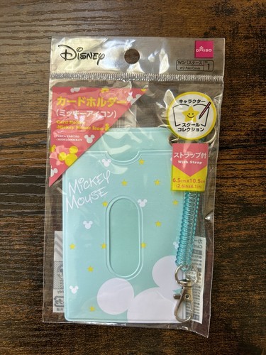 Disney Mickey Mouse ID Identity Lanyard Business Card Holder Badge ...