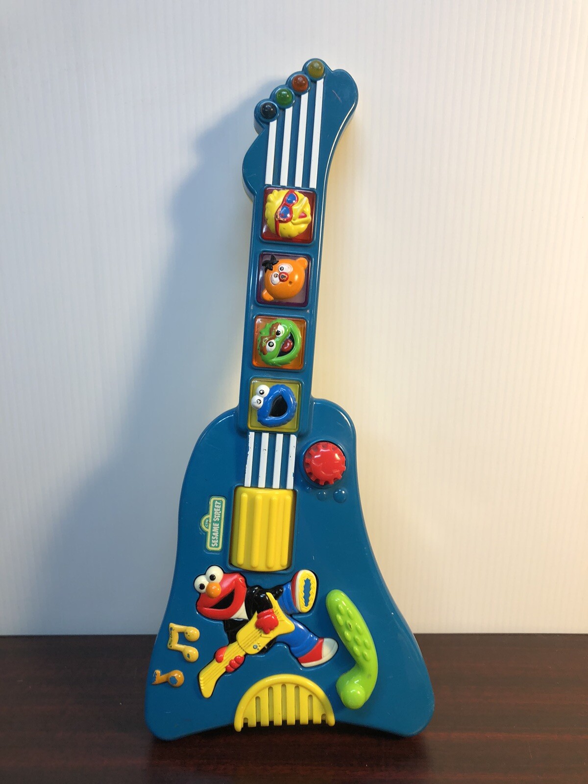 Tyco Sesame Street Elmo Rock And Roll Guitar Musical Toy 1998 Vintage ...