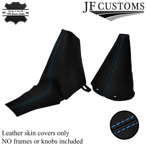 BLUE STITCH SHIFT & E BRAKE BOOT FOR BMW MINI COOPER S ONE R50 R53 2001 ...
