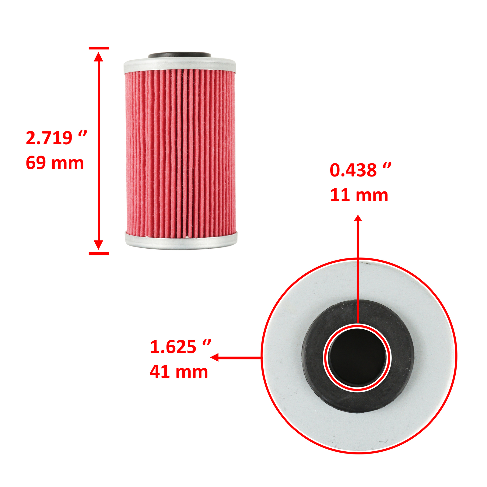 For KTM 58038005000 58038005100 Long Oil Filter | eBay