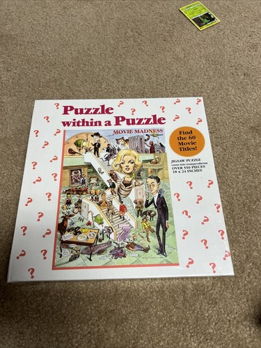 Puzzle Within A Puzzle Movie Madness NEW Sealed 1993 Gil Eisner Marilyn ...