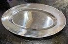 Vintage Oval Stainless Steel Serving Tray | eBay